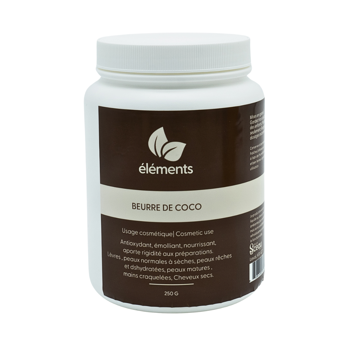 Refined coconut butter (odorless) – Monsceau ltée